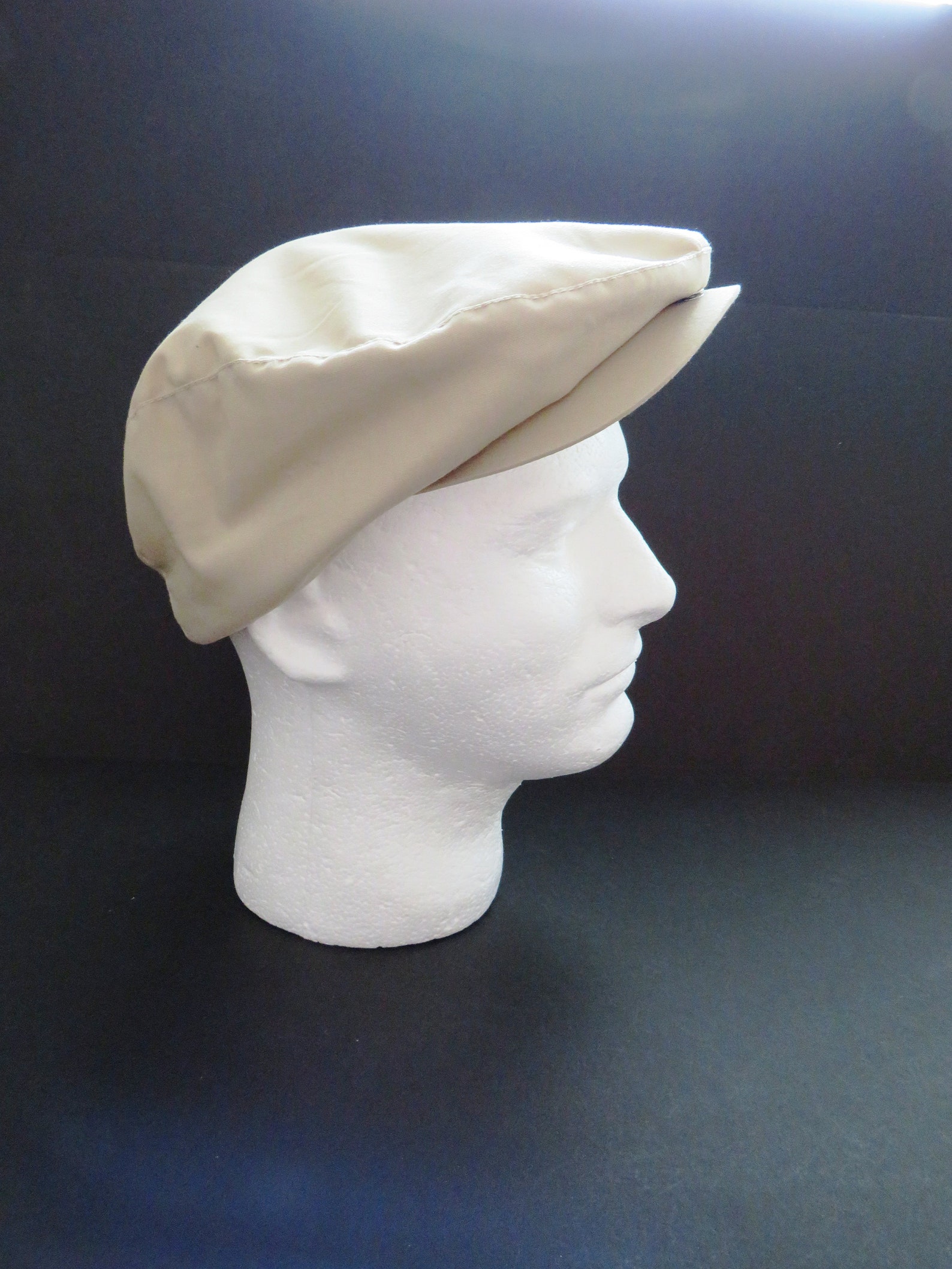 Vintage Khaki Tan Cap Hat by BASIX Size Large Hipster - Etsy