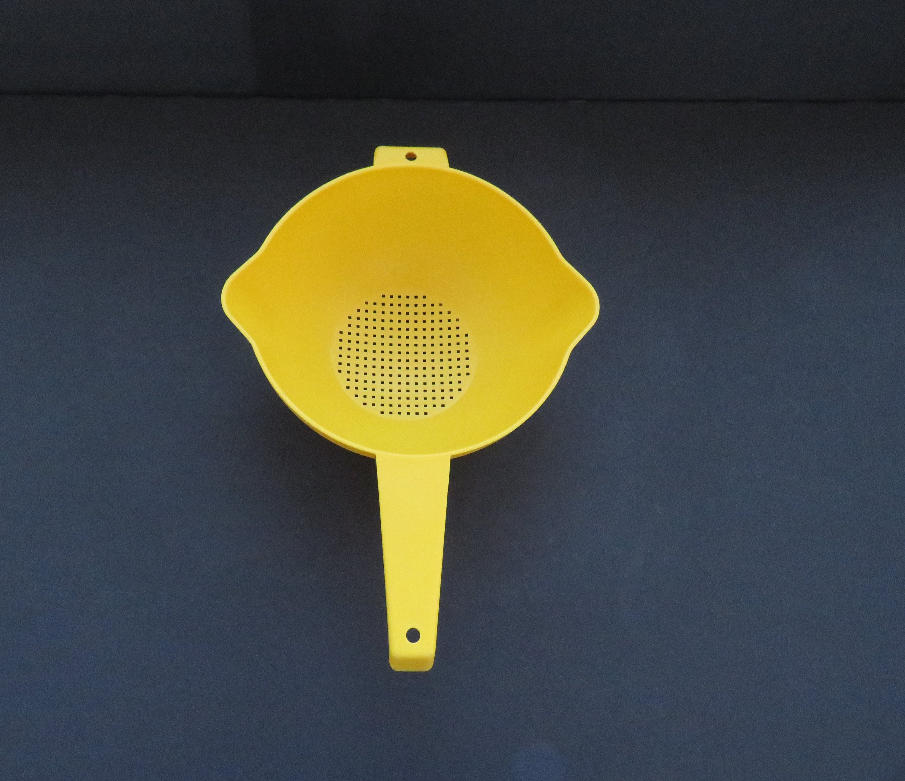 1970s Large Tupperware Colander - 2 Qt Bright Yellow Footed Strainer ...