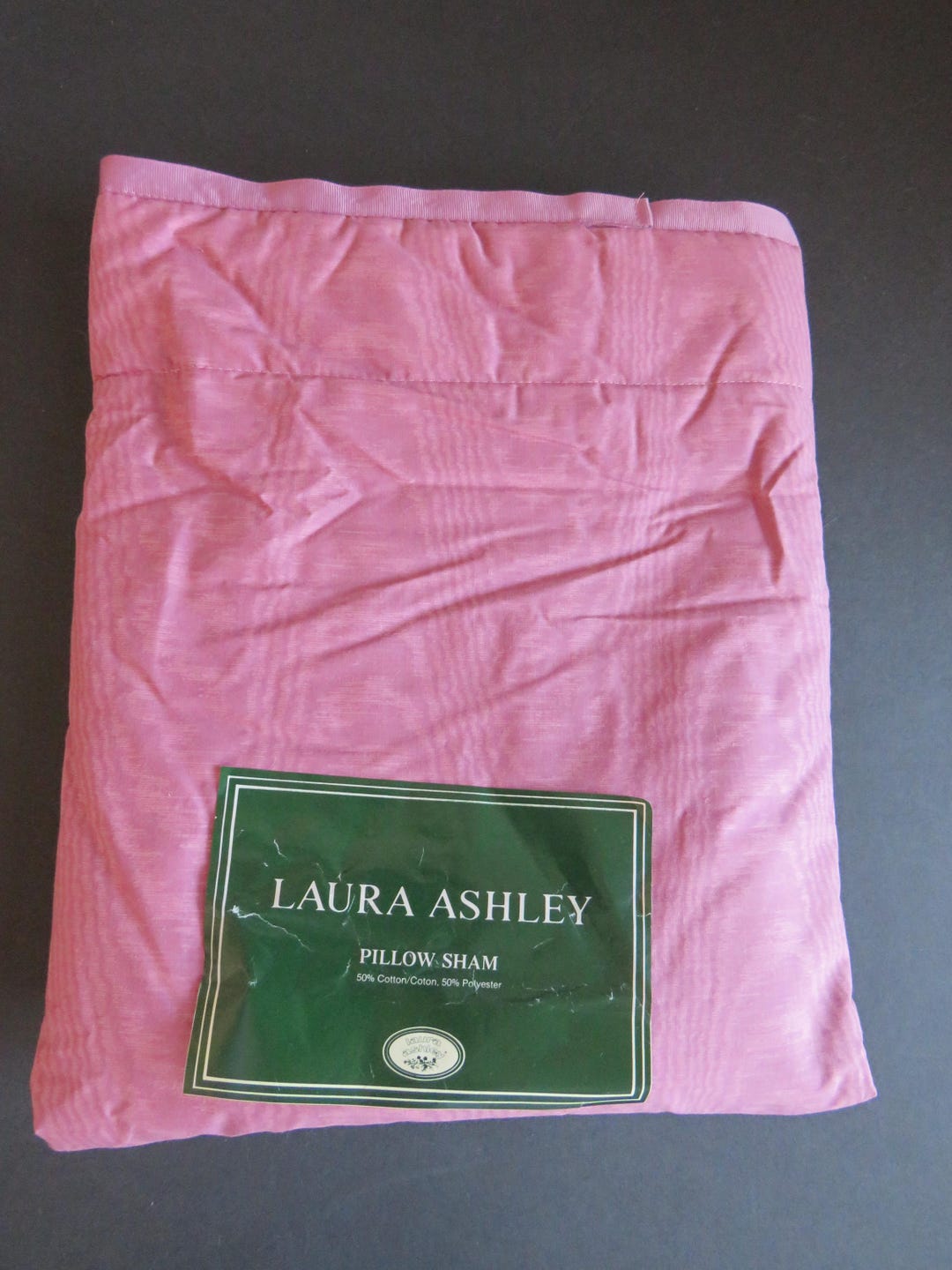 ONE Laura Ashley EURO Pillow Sham - Salon Colours Pink Mauve Padded ...