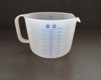 1980s Tupperware Mix N Store Measuring Cup Pitcher Retro Vintage ...