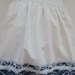 Ralph Lauren TWIN Dust Ruffle Jonquil Border on Solid White Bedskirt ...