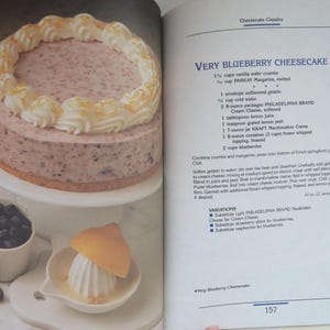 1988 the Philadelphia Brand Cream Cheese Cookbook by Kraft - Hard Cover ...