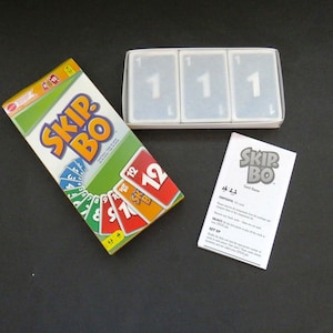 SKIP BO Card Game by Mattel Games - New Complete Boxed Set ...