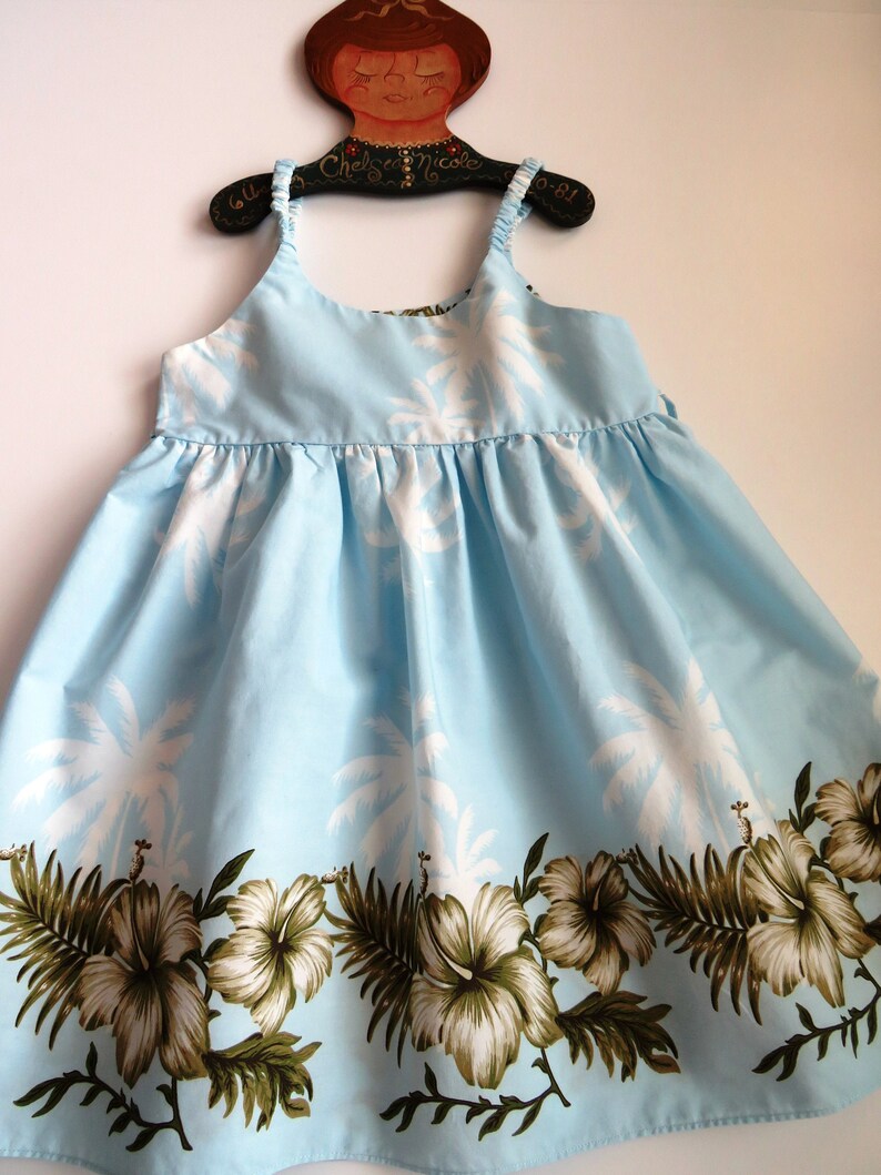 Little Girls Hawaiian Aloha Dress by Alii Fashions Size 6 - Etsy