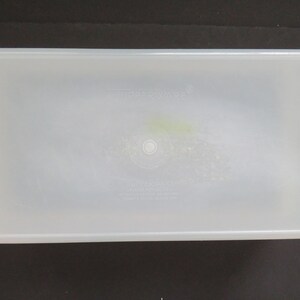 Vintage Tupperware Cracker Keeper 2 Piece White Clear Kracker Keeper ...