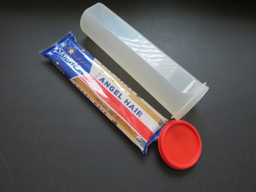 1980s Tall Tupperware Spaghetti Keeper 2 Pc Set Modular Mates Pasta ...