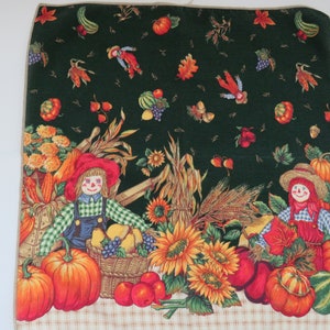 Fall Autumn Harvest Napkins Set of 4 Pumpkins Scarecrows - Etsy