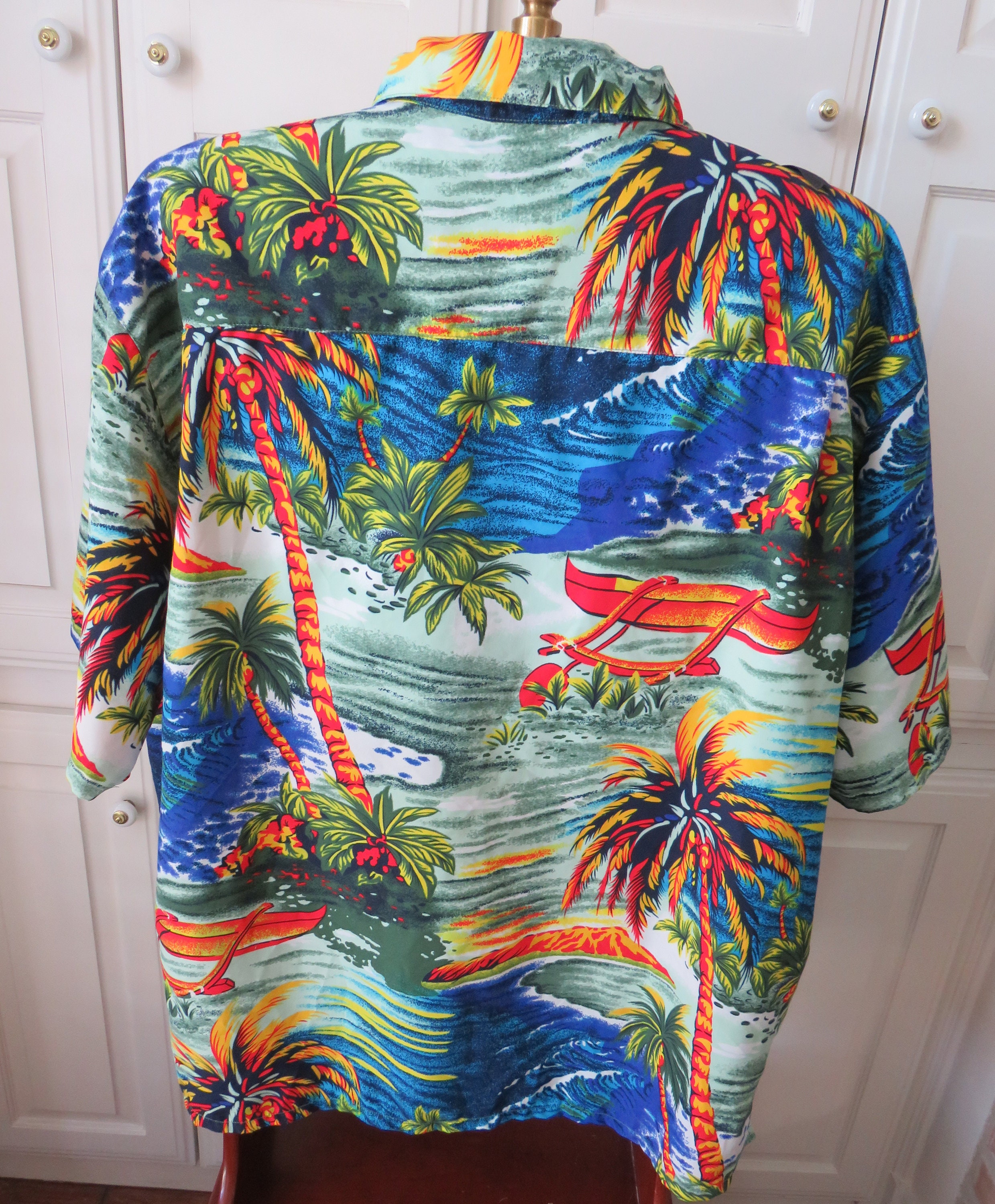Mens Hawaiian Aloha Shirt by Hawaiian Vintage Collection - Etsy