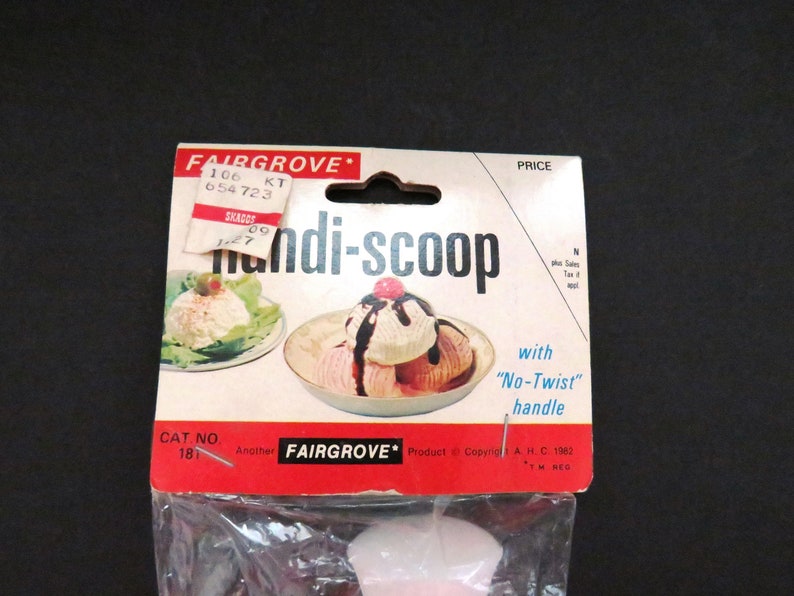 1982 Vintage Ice Cream Scoop by Fairgrove - Round Shaped Scooper Dipper ...