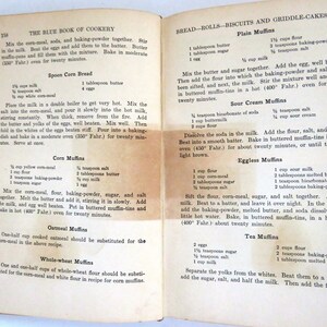 1926 the Blue Book of Cookery by Isabel Cotton Smith - Blue Hard Cover ...