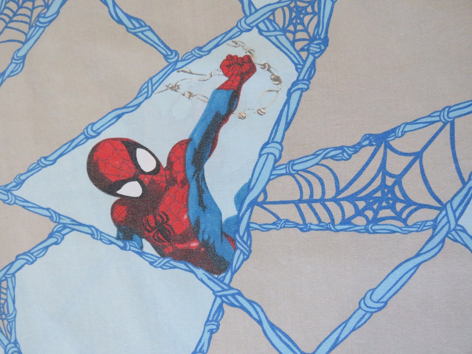 Vintage SPIDERMAN Twin Flat Sheet - Amazing Spider Man Bedding - Comics ...