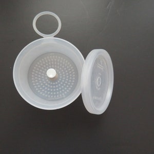 Vintage Tupperware 2 Piece Scrubber With Spring and Seal - Etsy