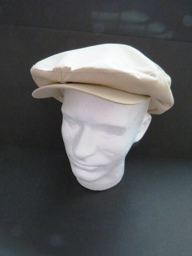 Vintage Khaki Tan Cap Hat by BASIX Size Large Hipster - Etsy