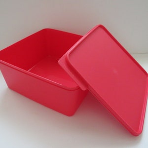 Tupperware Large Square Container 8.5 Inch Watermelon Square 2 Piece ...