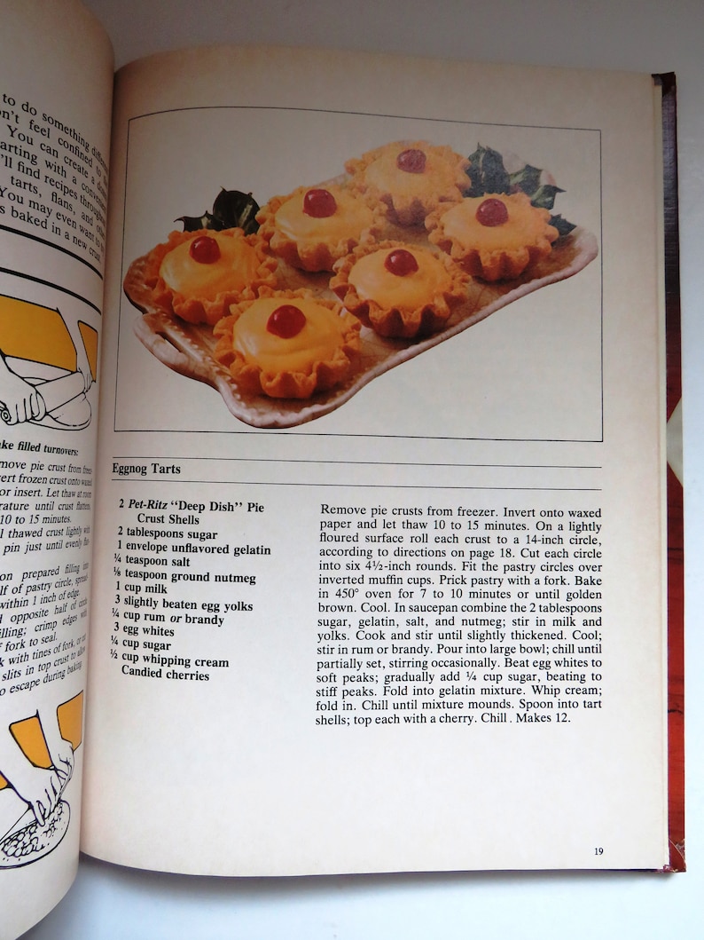 Pie Shell Creations From Pet Ritz Cookbook 1979 Hardback - Etsy