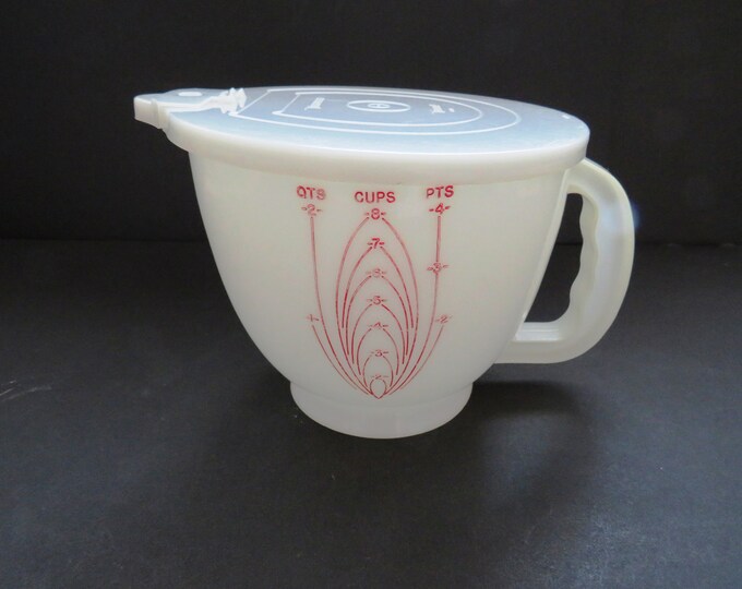 1970s Tupperware Mix N Store Measuring Pitcher With Lid - Retro Vintage ...