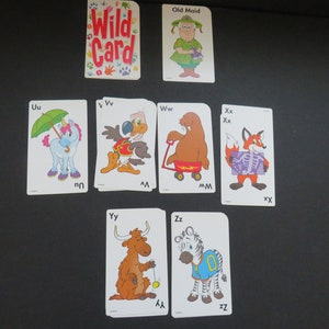 Alphabet OLD MAID Playing Cards by Trend Enterprises Kids Game Night ...