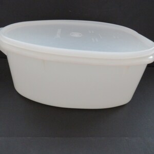 1970s Tupperware Ham Roast Keeper - 3 Piece Clear White Plastic Food ...