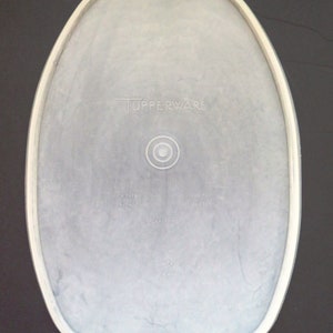 1970s Tupperware Ham Roast Keeper 3 Piece Clear White Plastic Food ...