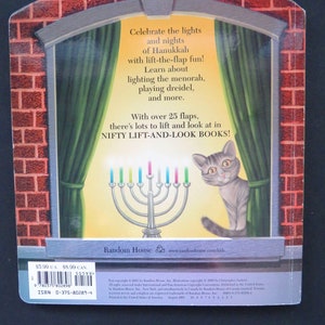 Hanukkah Lights Book by Ben Lakner - 25 Flaps to Open - Jewish Holiday ...