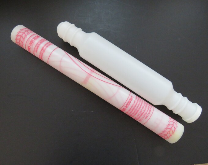 1960s Tupperware Fill N Chill Rolling Pin and Pastry Mat - Sheer White ...