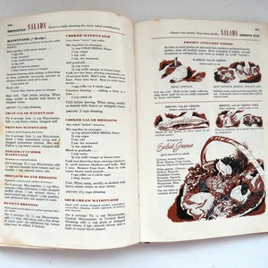 Betty Crockers Picture Cook Book - 1950 1st Edition 7th Printing Red ...