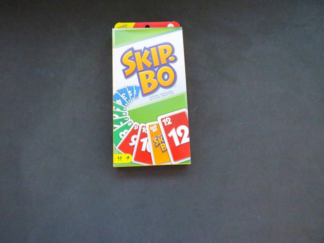 SKIP BO Card Game by Mattel Games - New Complete Boxed Set ...