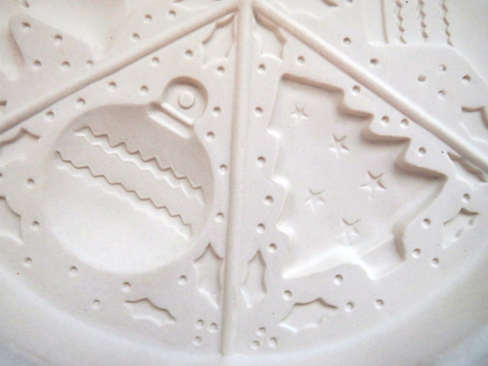 1993 Round Christmas Shortbread Cookie Mold by Hartstone - Etsy