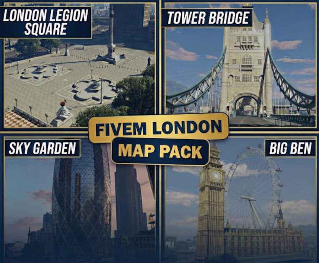Fivem London Landmarks Map Pack | UK RP Add-on - Etsy Canada