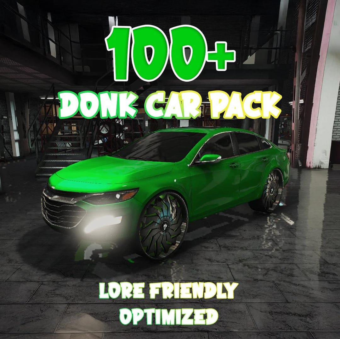 Fivem Donk Car Pack: 110+ Custom Big Rim Cars | Optimized RP Addon ...