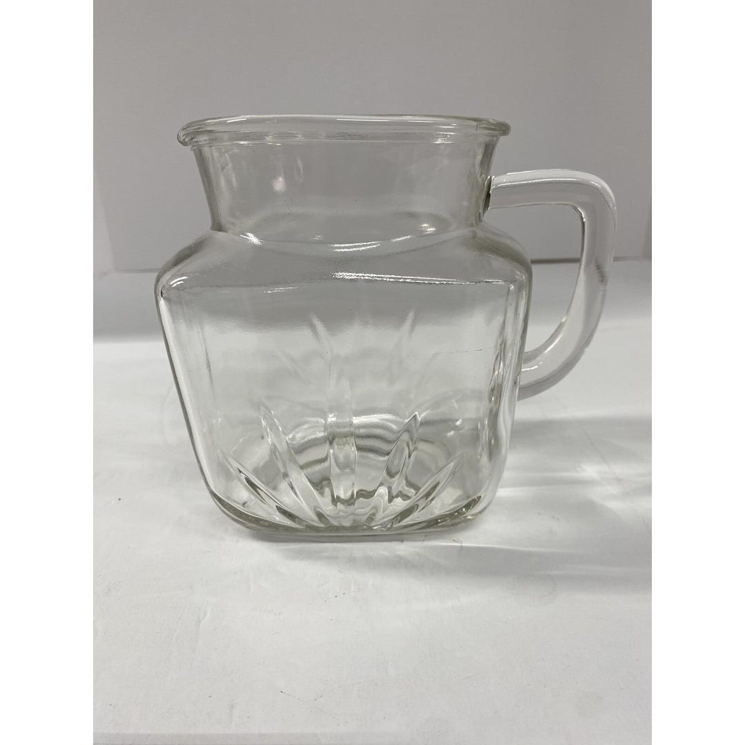 Vintage Federal Glass Juice Pitcher, Atomic Sunrise Star, 32 Oz - Etsy