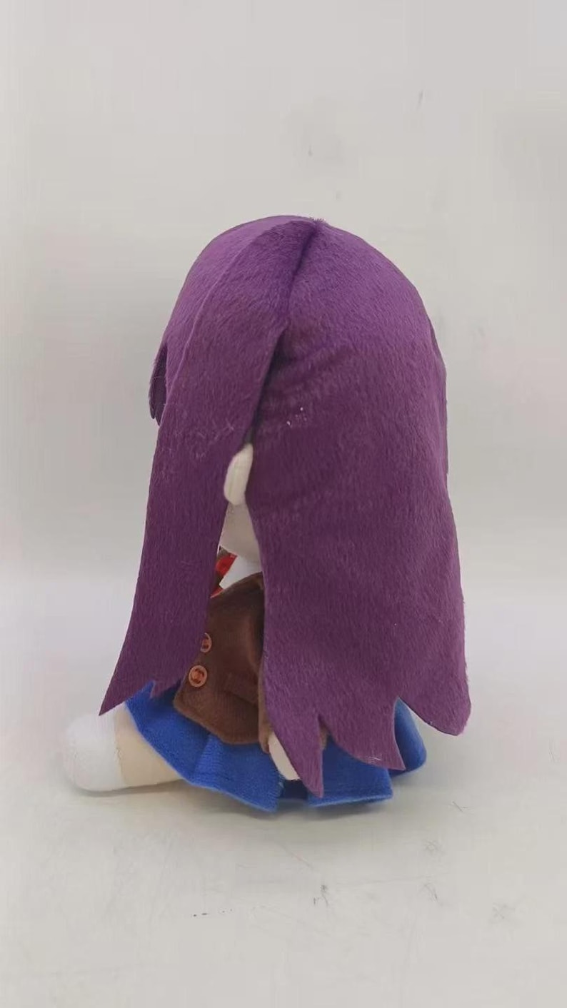 Yuri Fumo Style Plush: Doki Doki Literature Club Doll, 20cm - Etsy