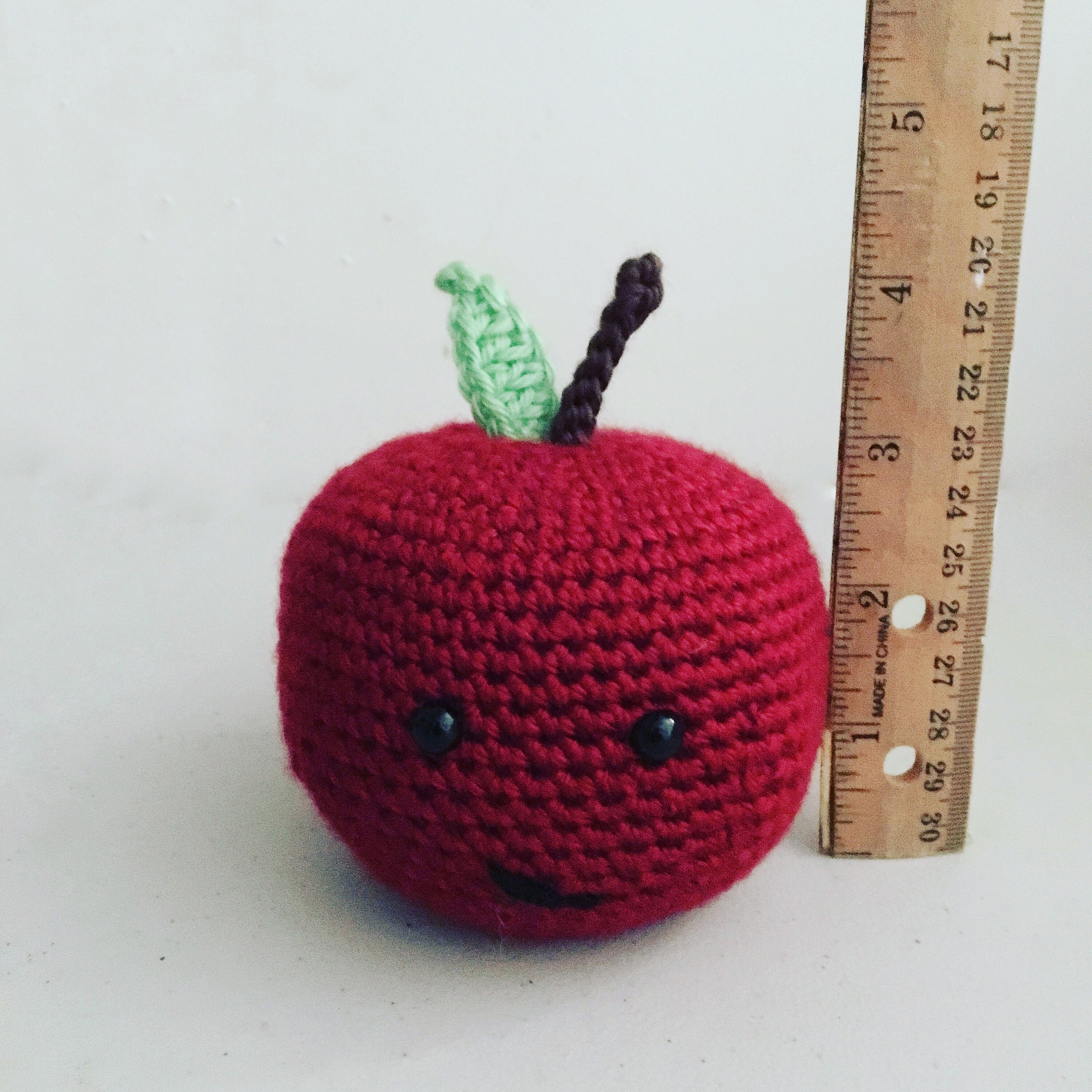 Crochet Apple Crochet Amigurumi Apple Pretend Play - Etsy