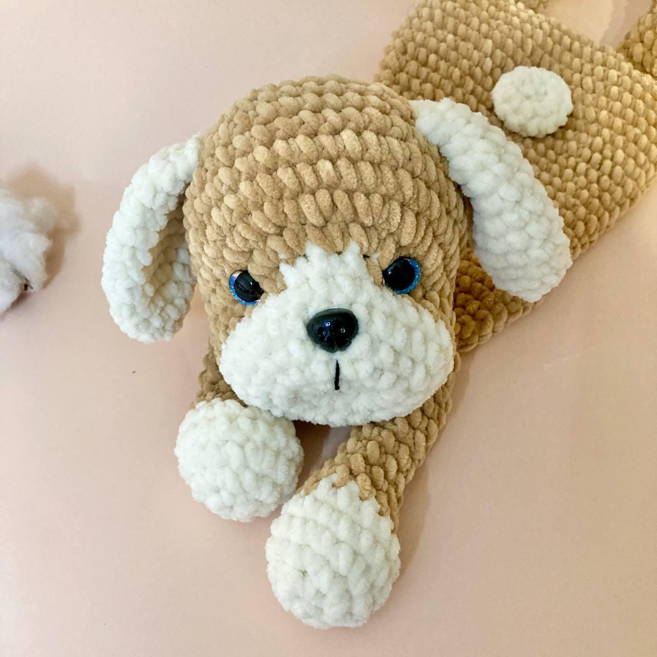 Crochet Puppy Snuggler Pattern Amigurumi Baby Lovey Pdf Tutorial ...