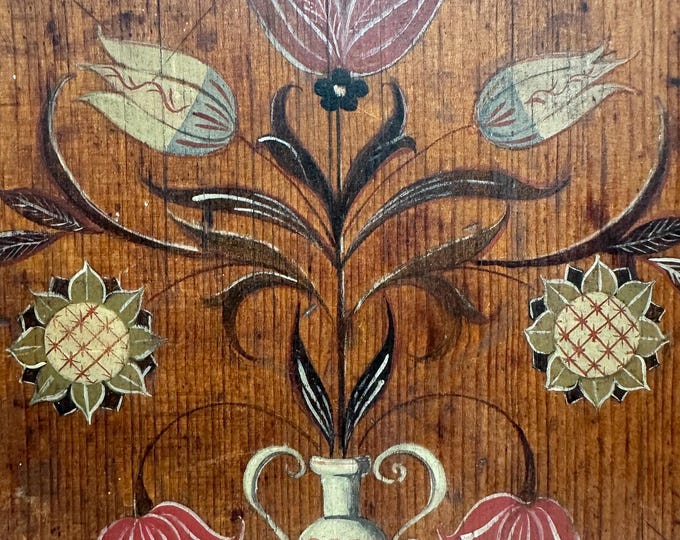 Antique Painted Pantry Box Signed Joe Watson - Etsy