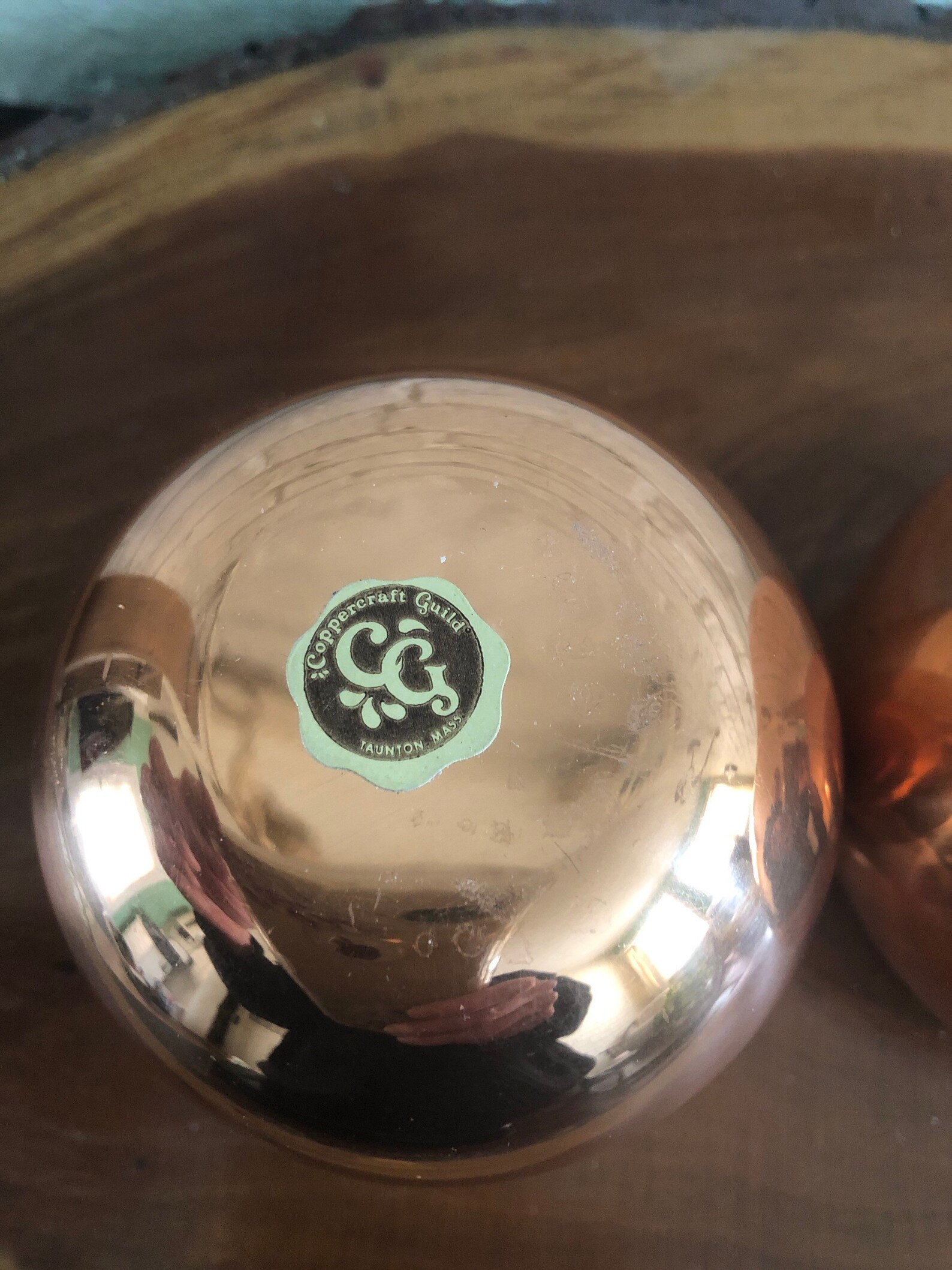 Vintage Roly Poly Copper Glasses Coppercraft Guild Mid | Etsy