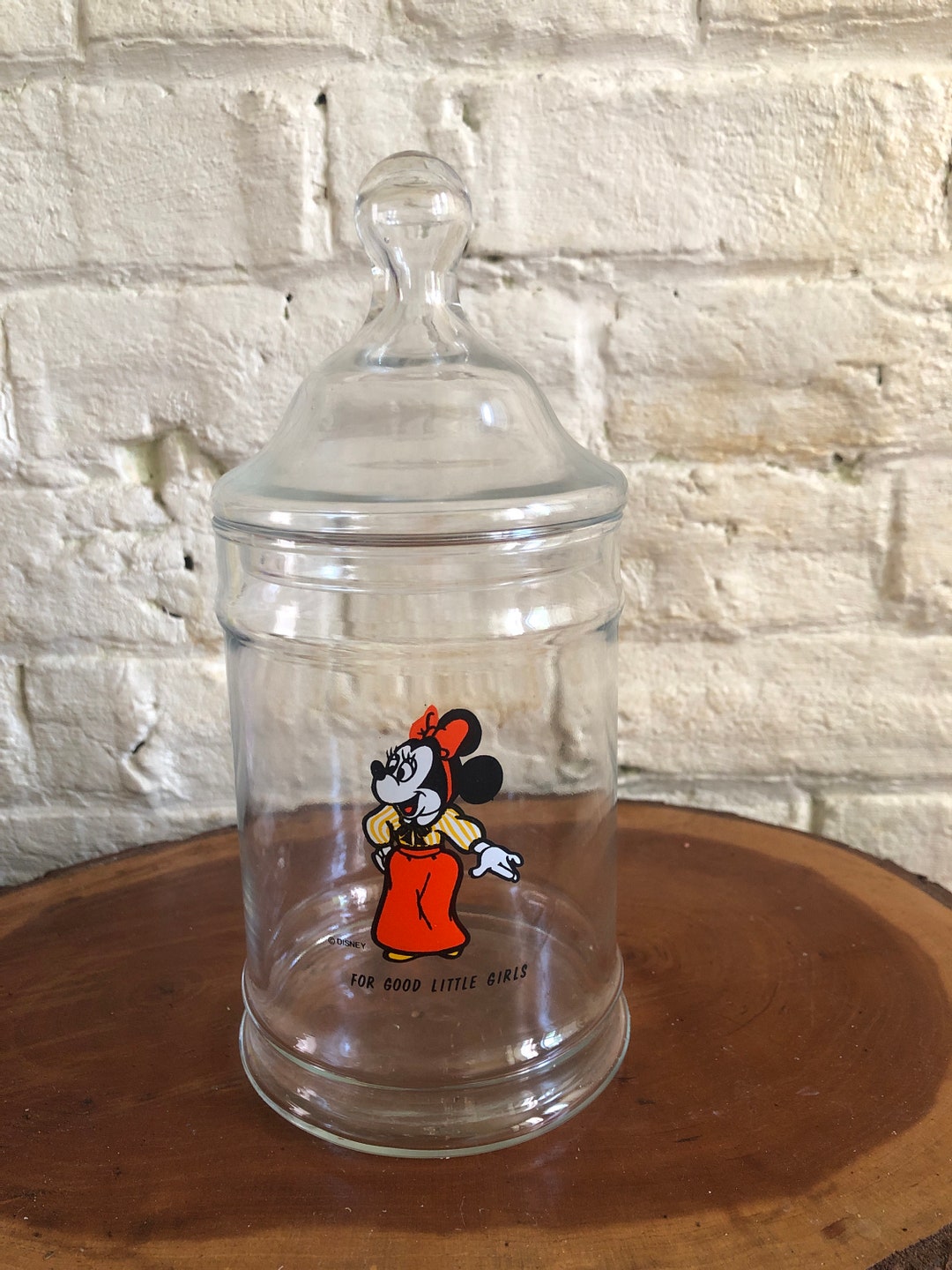 Vintage Disney Minnie Mouse Candy Jar - Etsy