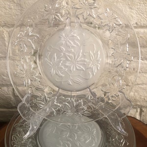 Vintage Princess House Crystal Bread/salad Plates Set of Six Fantasia ...