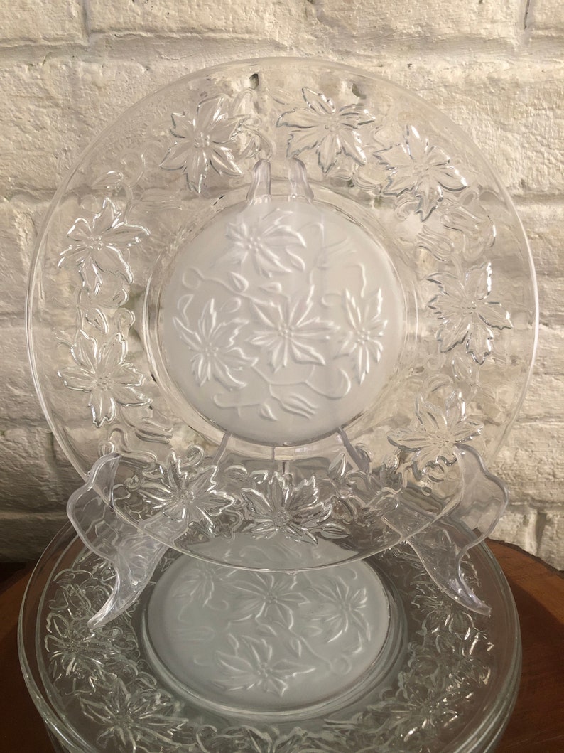 Vintage Princess House Crystal Bread/salad Plates Set of Six Fantasia ...
