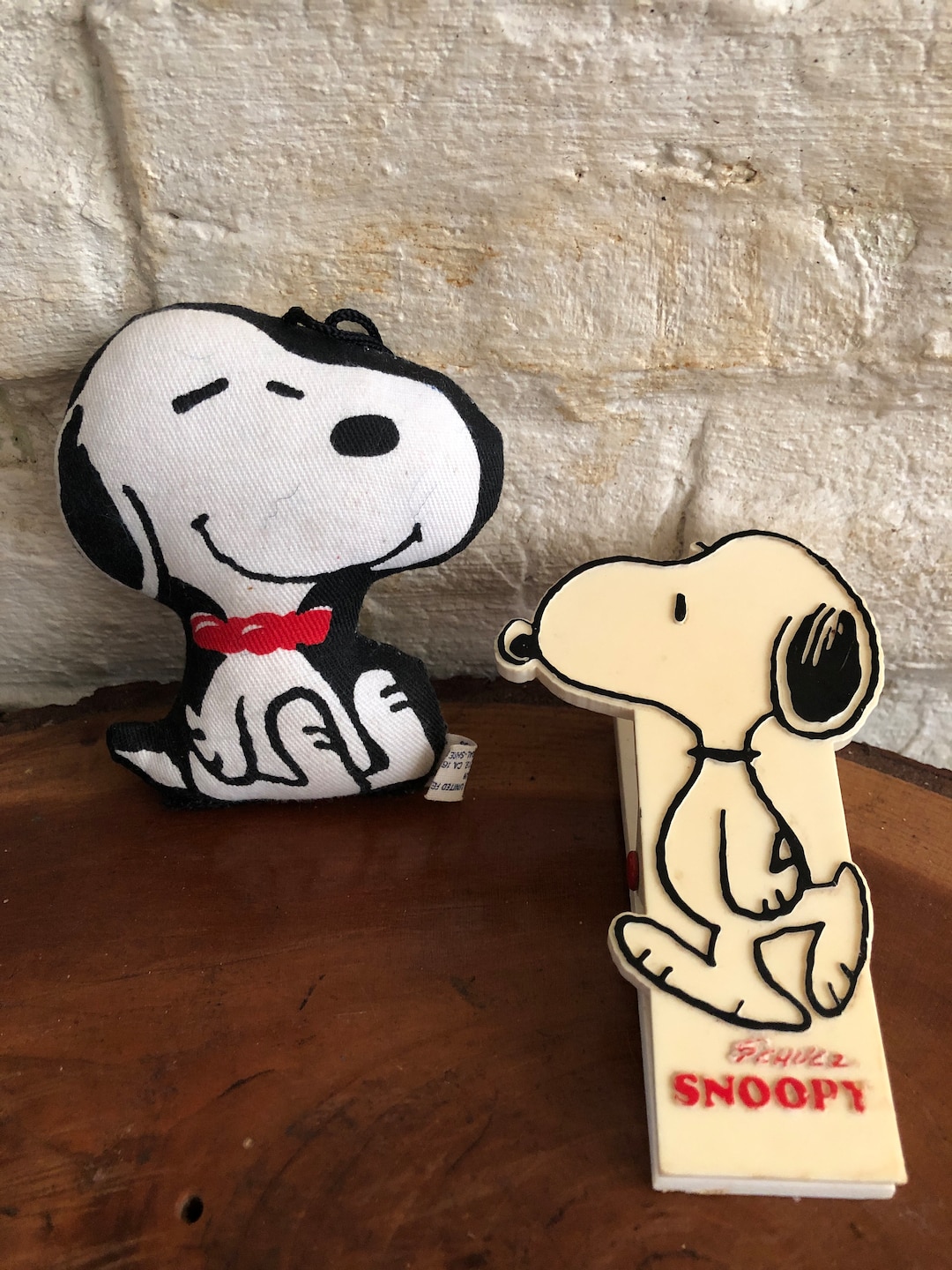Vintage Hallmark Large Snoopy Paper Clip/holder and Snoopy Ornament - Etsy