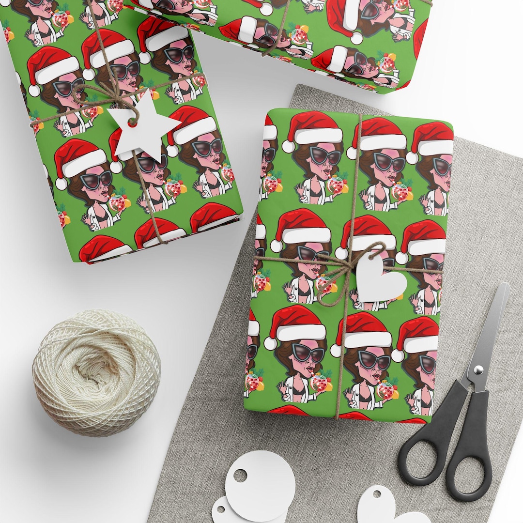 The "countess Holiday Chic" Wrapping Paper - Etsy