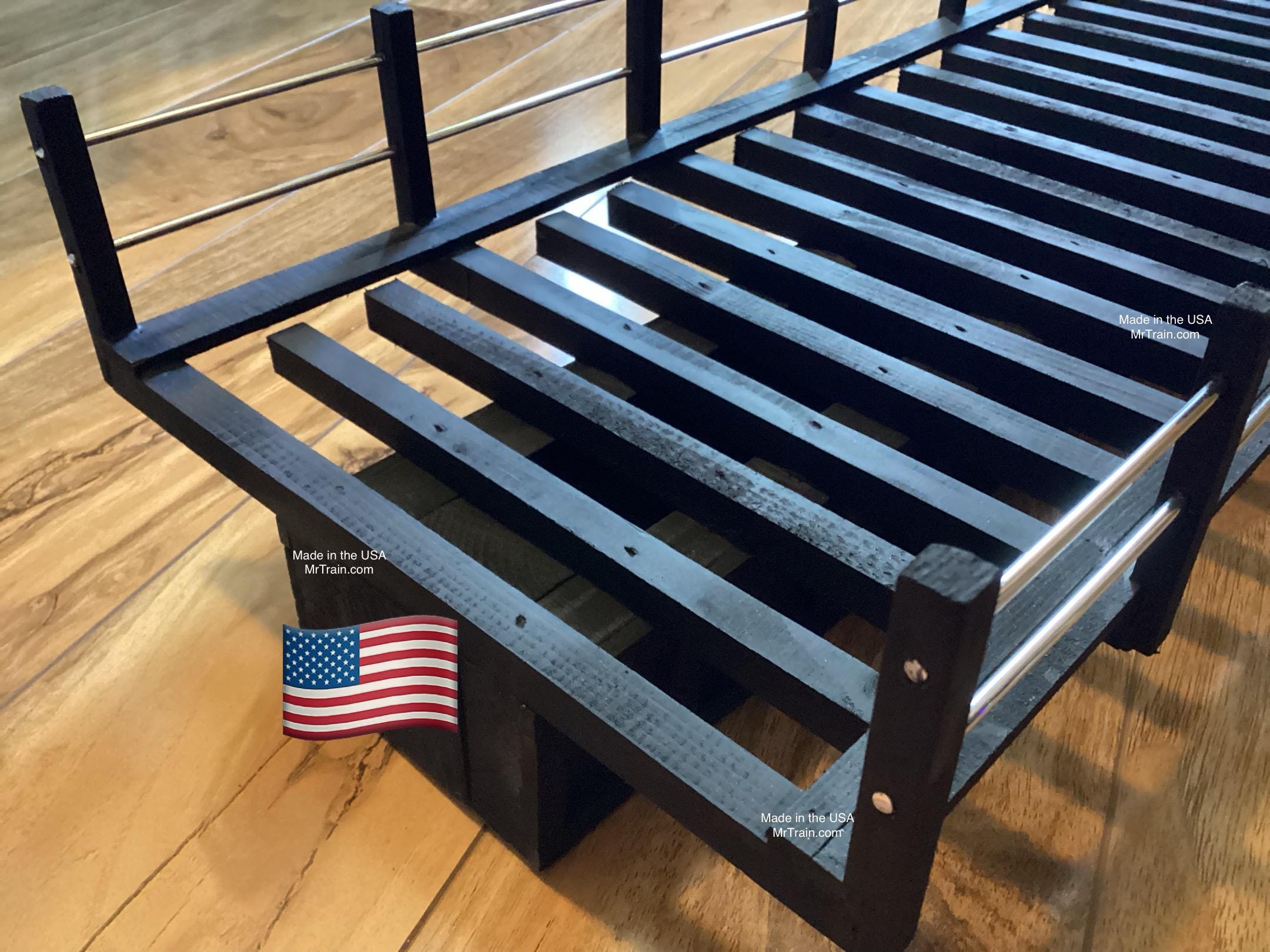 O Scale Double Train Track GIRDER BRIDGE - Model Railroad Scenery, Fits ...