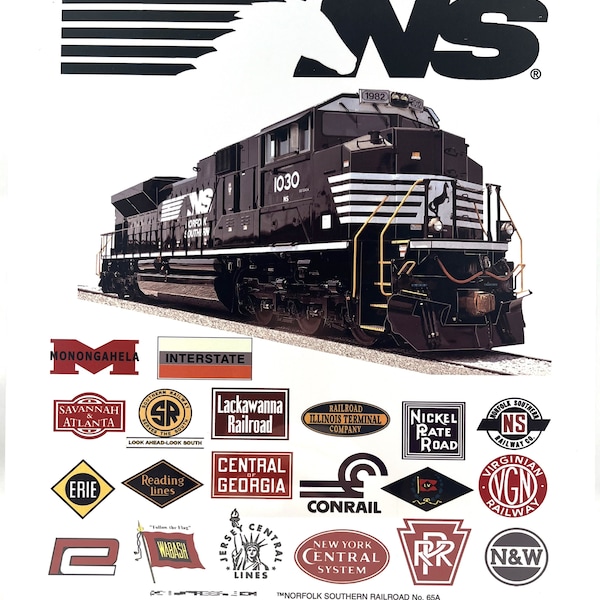 Norfolk Southern Sign - Etsy