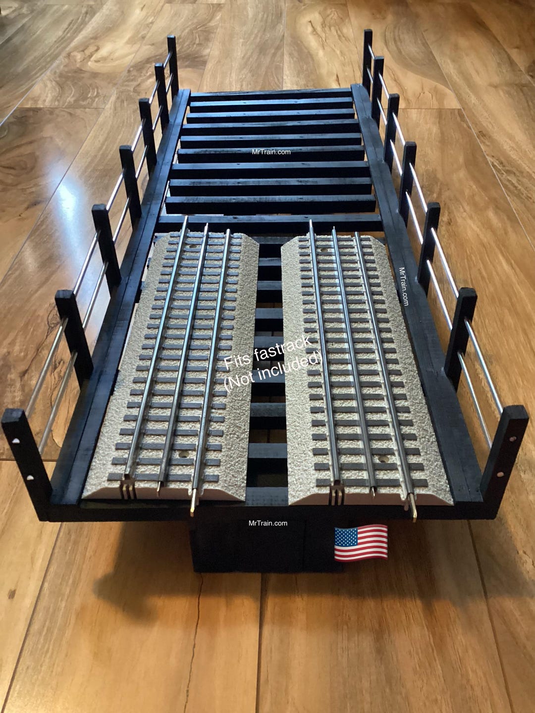 O Scale Double Train Track GIRDER BRIDGE - Model Railroad Scenery, Fits ...