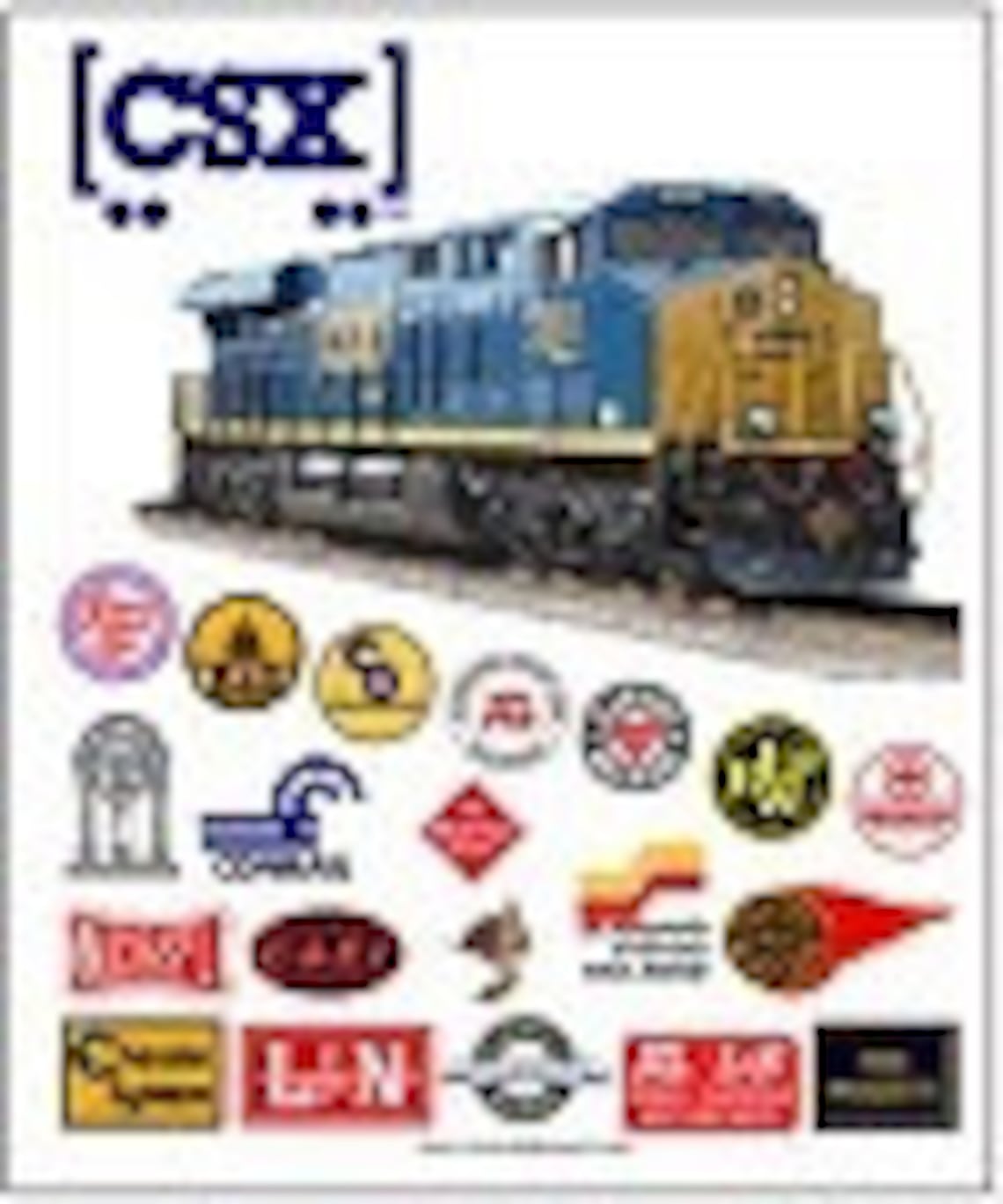 CSX RAILROAD SIGN Trains Heritage Locomotives Trains - Etsy