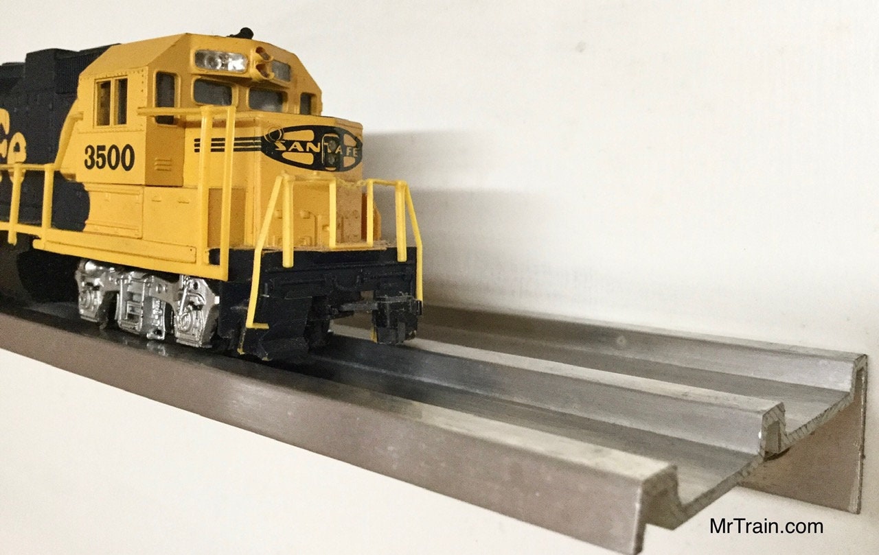 Model Train Display Shelves for HO Scale Toy Trains | Set of 2 | 48 ...