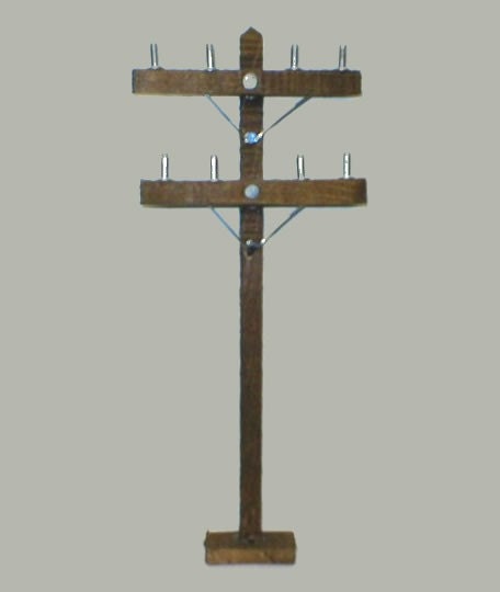 O Scale Train Scenery | Telephone Poles | Set of 6 | O Gauge Model ...