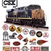 CSX RAILROAD SIGN | Trains | Heritage Locomotives | Trains - Etsy