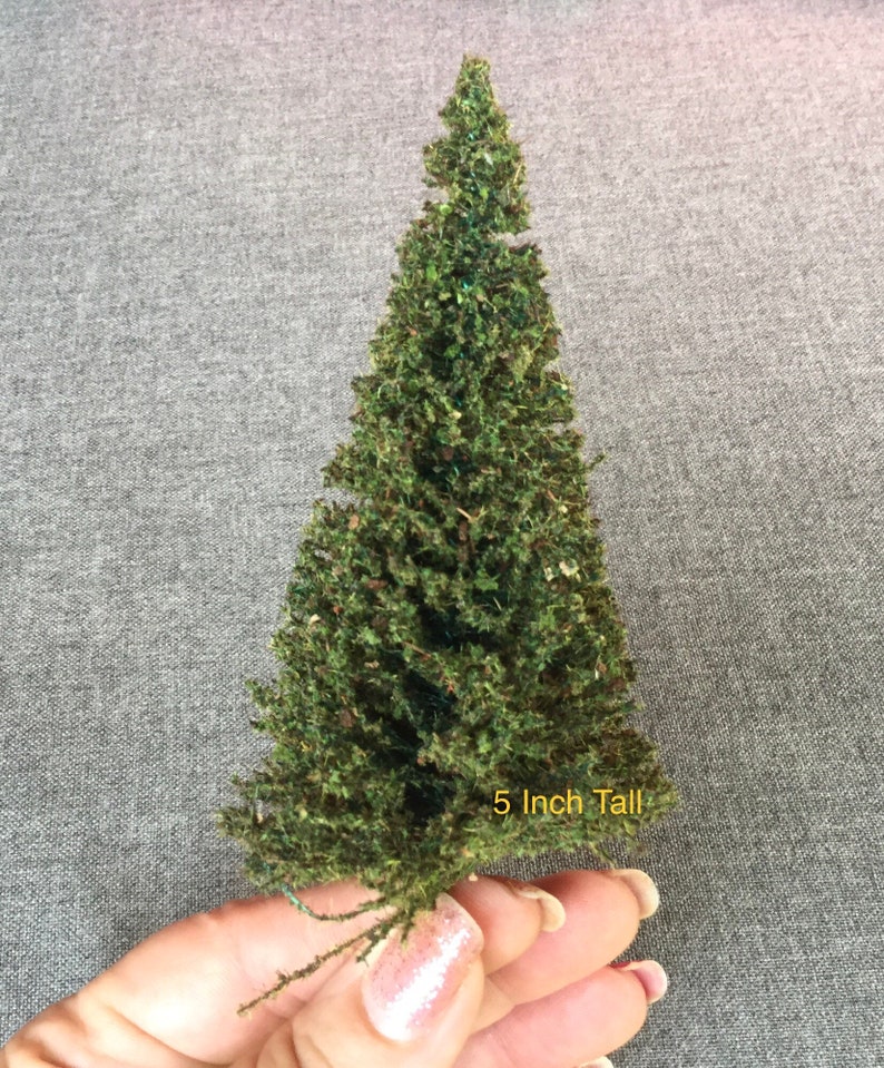 MINIATURE PINE TREE Choose a Size Doll House Model - Etsy