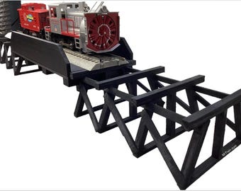 G Scale Bridge With Trestle | 30" Long Miniature Train & Railroad ...